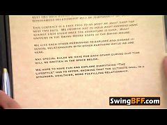 Before Entering Swinger Orgy Couples Sign Contract To Define Boundaries Xxx Mobile Porno