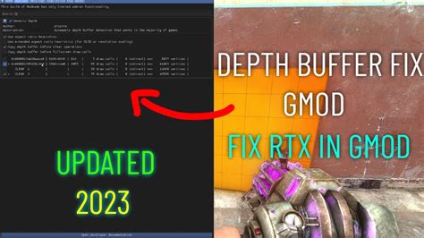 HOW TO FIX RTX IN GMOD DEPTH BUFFER TUTORIAL 2023 YouTube