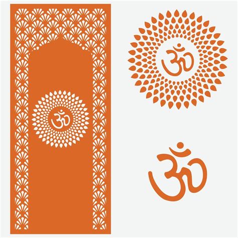 Om Design Concept For Temples Houses And For Interior Works Etc