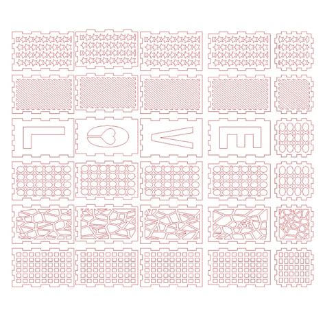 Serenity Reflection Box Laser Cut Cdr File Free Download Vecty