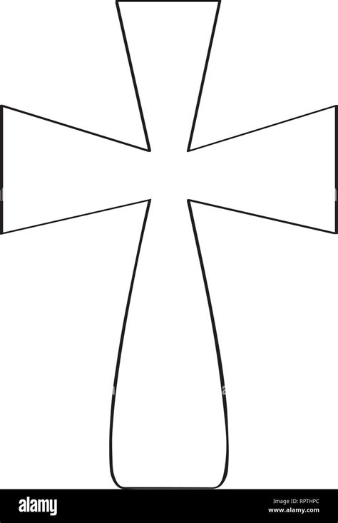 Isolated Cross Outline Stock Vector Image And Art Alamy Isolated Cross Outline Stock Vector Image And Art Alamy