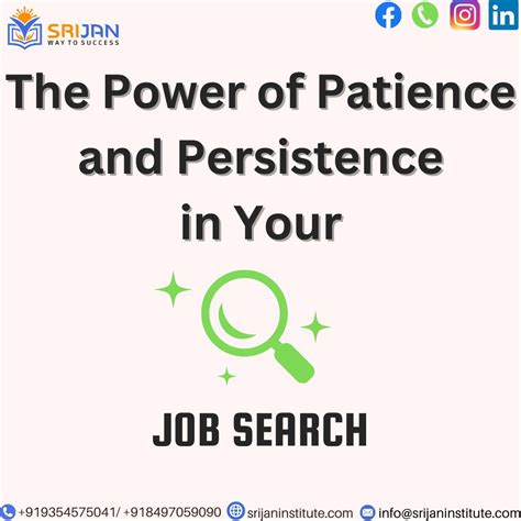 How Patience And Persistence Can Boost Your Career Srijan Institute And Training Center Posted