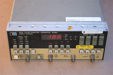 HP Agilent Keysight 8116A Pulse Function Generator 50MHz W HPIB GPIB 2708A