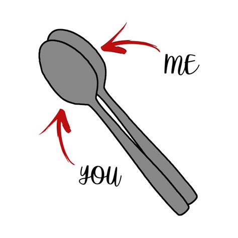 Big Spoon Little Spoon Spooning T Shirt Teepublic