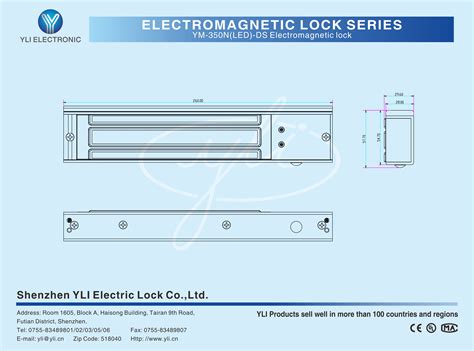 Khoá điện Từ Ym 350n Led Ds Technext