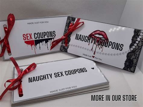 Sex Coupons Printable Gift For Him Etsy