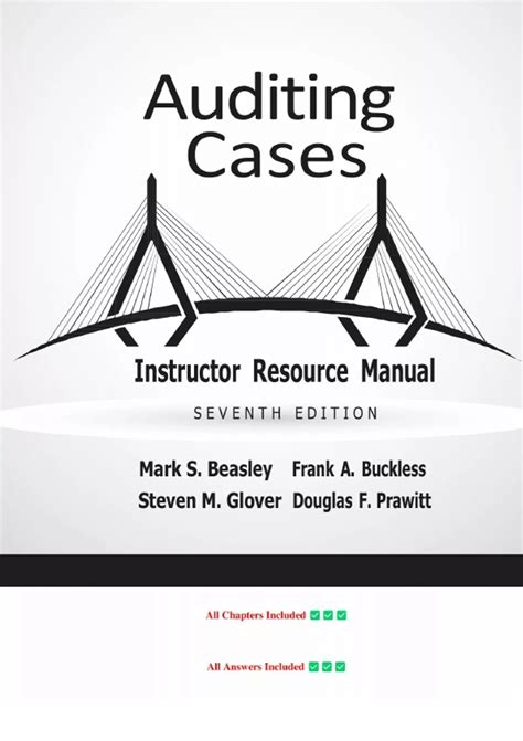 Solution Manual For Auditing Cases An Interactive Learning Approach 7th Edition By Mark S