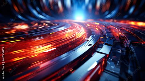 Representing The Potential Of Quantum Computing Futuristic Data Center