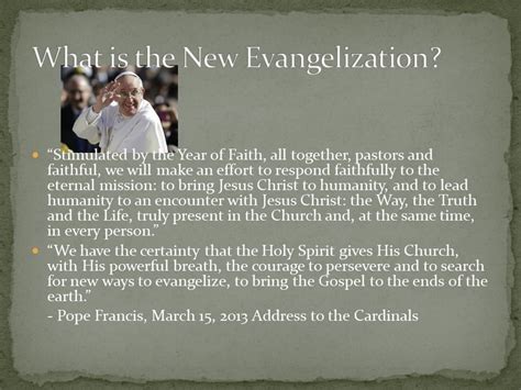 New Evangelization