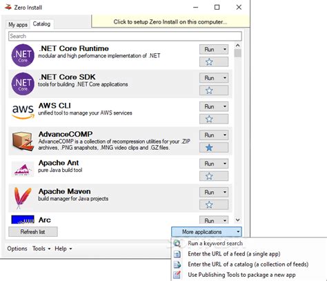 what is zero install luamyfree