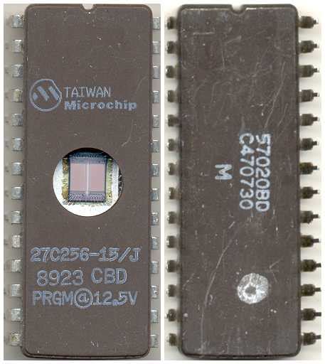 Manufacturer Microchipmodel 27c256 15 J
