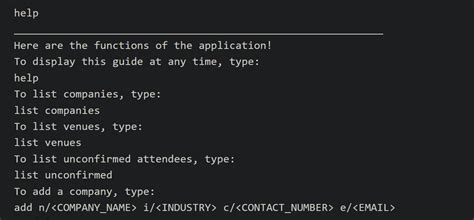 Bug UG Help Command Difference With Actual Output Issue 4