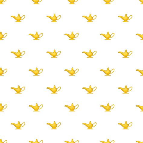 Magic Lamp Pattern Cartoon Style 15100872 Vector Art At Vecteezy