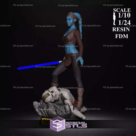 Aayla Secura Blue V2 3d Printer Files Specialstl