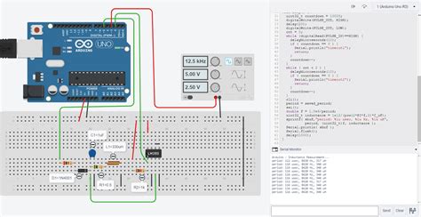 การต่อวงจรและเขียนโค้ด arduino เพื่อหาค่าของตัวเหนี่ยวนำ iot