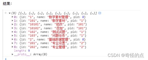 Js在树形对象数组结构中查找对象js 树形结构数据数组 Csdn博客