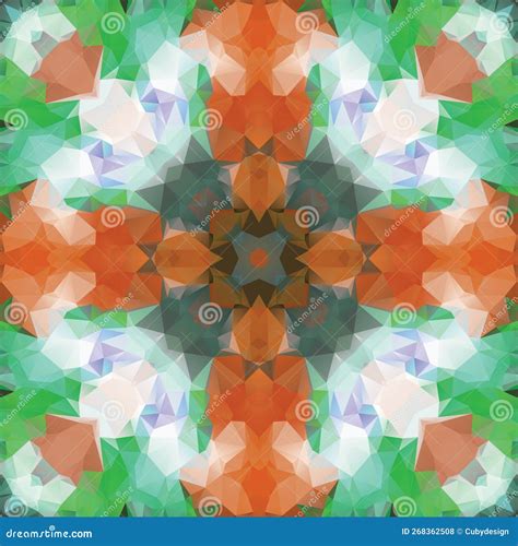 Geometric Mosaic Seamless Pattern Design Repeat Textile Design Surface Design Stock