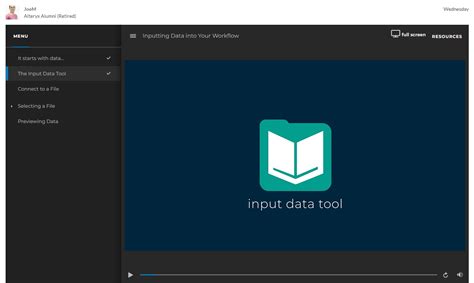 solved cannot see video on inputting data into workflow alteryx