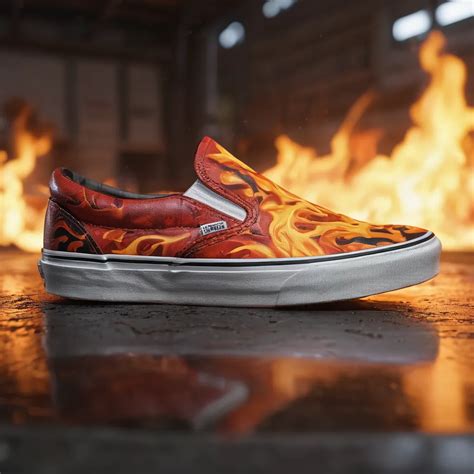 Examining The Appeal Of Vans Classic Slip On Flames