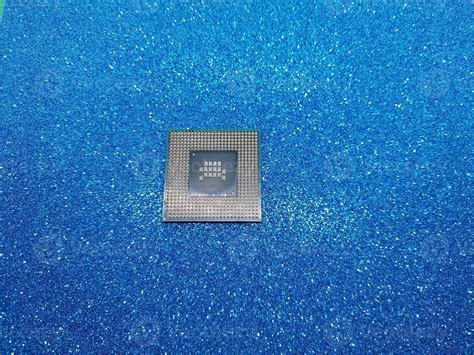 Microprocessor Of A Personal Computer From A Laptop 37205341 Stock