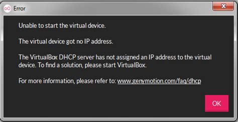 Android Genymotion Dont Run Stack Overflow