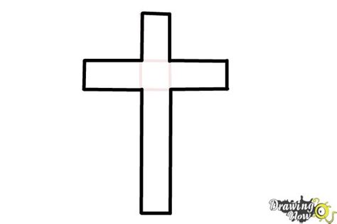 How To Draw A Cross Step By Step Cross Drawing Step By Step At
