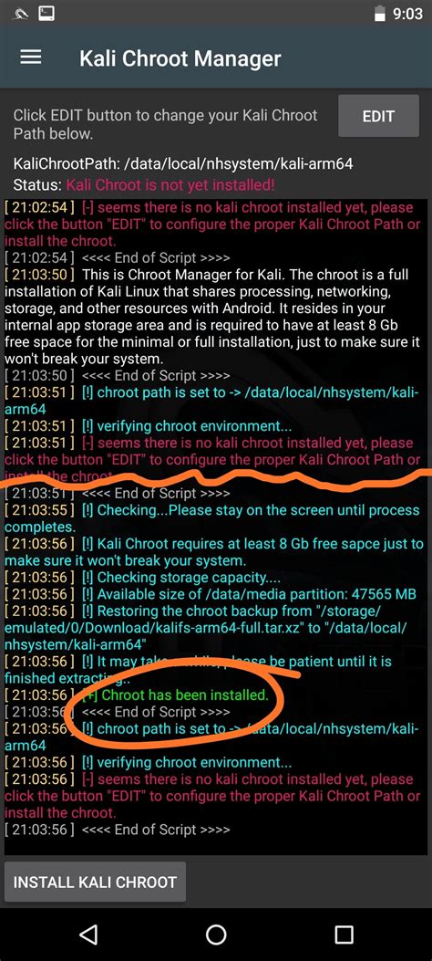 See Below The Line The Chroot Installed And The Script Ends At The Same Second Other