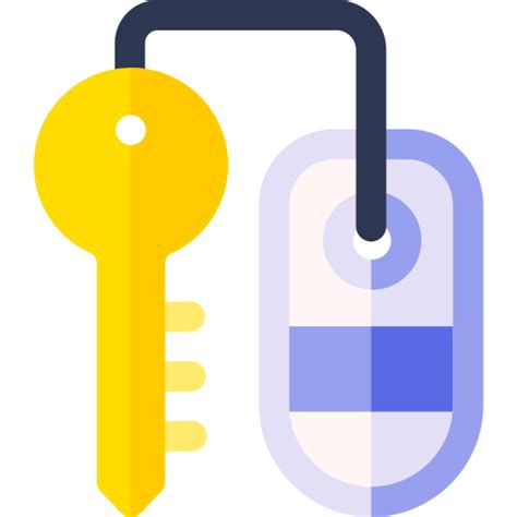 Key Basic Rounded Flat Icon