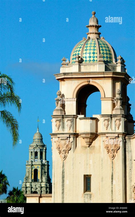 Casa Del Prado And Theater And The The California Tower Balboa Park San