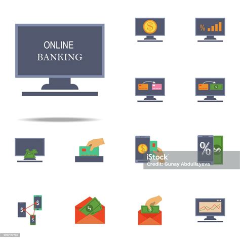 온라인 뱅킹 아이콘 색깔 아이콘 유니버설 세트 웹 및 모바일 뱅킹 개념에 대한 스톡 벡터 아트 및 기타 이미지 개념 검색 엔진 구매 Istock