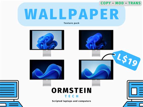 Second Life Marketplace Ormstein Tech Tiles Wallpaper Texture Pack
