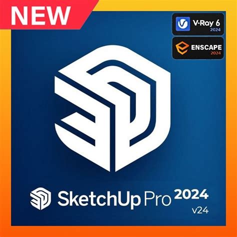 Sketchup Pro 2024 [with Video Install Guide ] Full Lifetime Bundle Vray Enscape 【windows