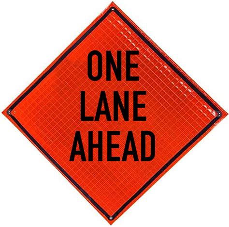 48 Reflective Roll Up Sign Mutcd Compliant Visibility Safety Zone
