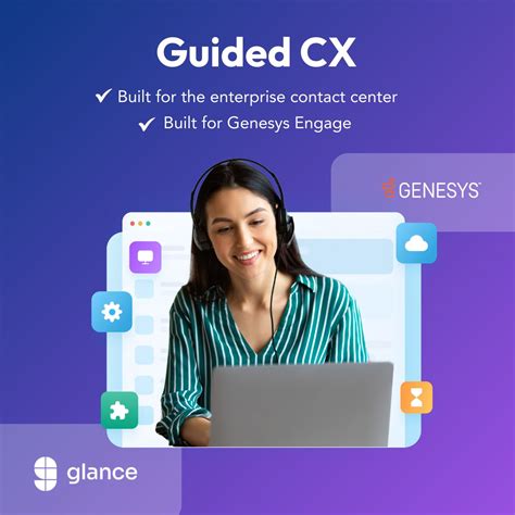 glance on linkedin glance guided cx for genesys engage glance cx