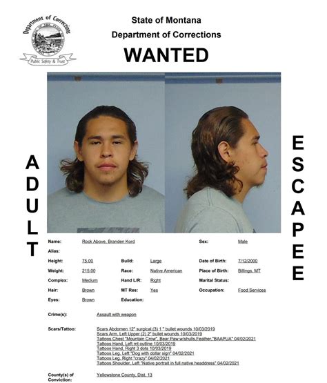 Great Falls Escapee Is Person Of Interest In Deadly Shooting