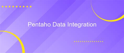 Pentaho Data Integration Apix Drive