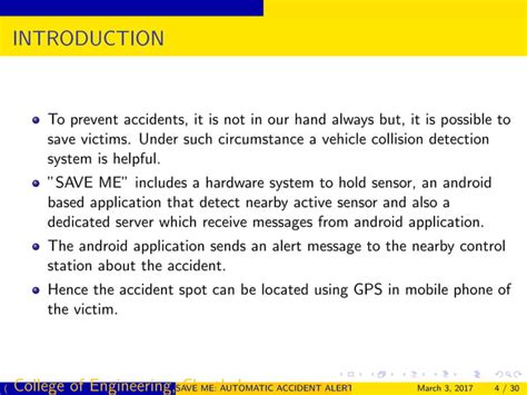 Automatic Accident Detection And Alert System