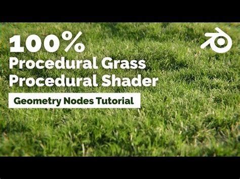 Procedural Landscape With Procedural Grass And Shader Blender Geometry Nodes Tutorial Artofit