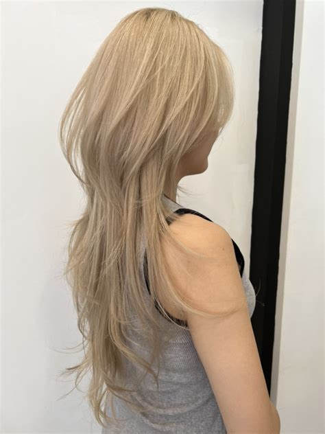 부산 가늘고 힘없는 머리도 가볍고 볼륨있는 긴머리 허쉬컷 사이드뱅 풍성한 레이어드펌 박화헤어스튜디오 네이버 블로그