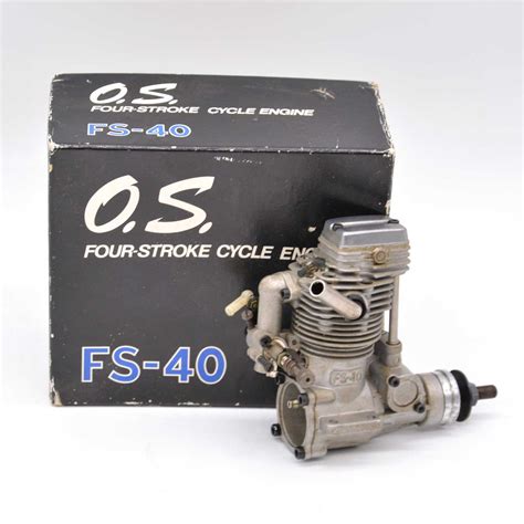 Lot 68 Os Fs 40 Rc Glow Engine Boxed