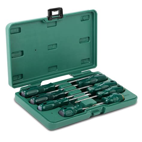 ชุดไขควง ปากแบน แฉก 8ตัว Sata 09306 ลดราคา Itoolmart