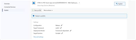 Convert Html To Pdf In Azure App Service On Windows Syncfusion