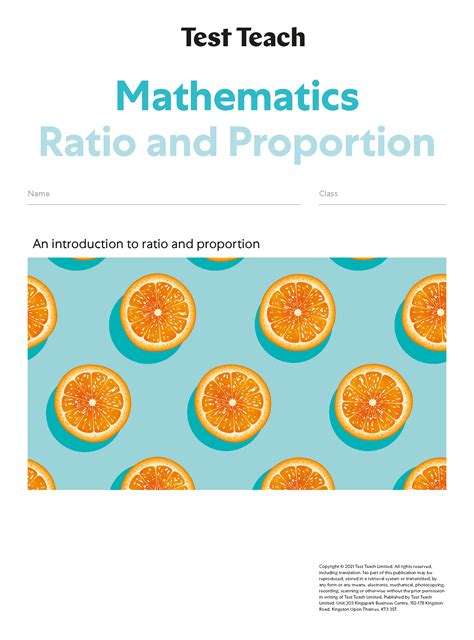 Mathematics Ratio And Proportion Introduction Test Teach