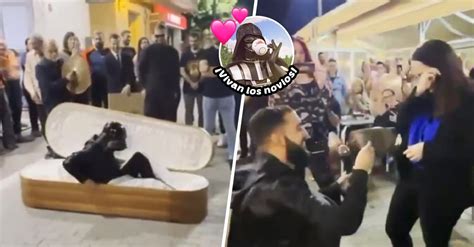 No Well Wow He Proposed To His Girlfriend Dressed As Darth Vader And