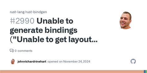 Unable To Generate Bindings Unable To Get Layout Information
