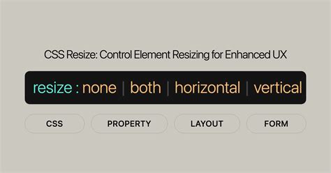 Css Resize Control Element Resizing For Enhanced Ux