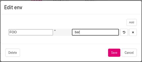 environment variables for bash script — cloud create user guide