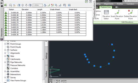Need Help With Lisp For Multiple Elevation Pvis On A Feature Line Autodesk Community