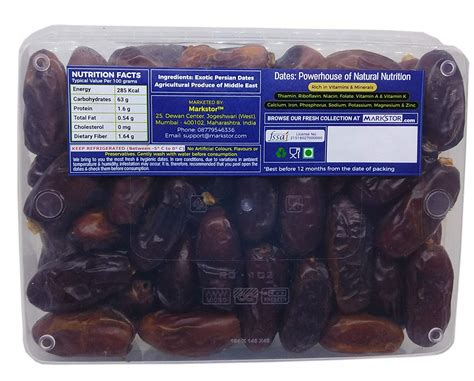 Markstor Exotic Persian Dates 500g Freshly Sourced Premium Dates