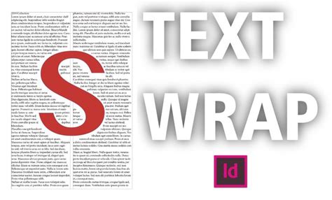Adobe InDesign Text Wrap Around Image Wrap Text Around Image Indesign Tutorials Adobe